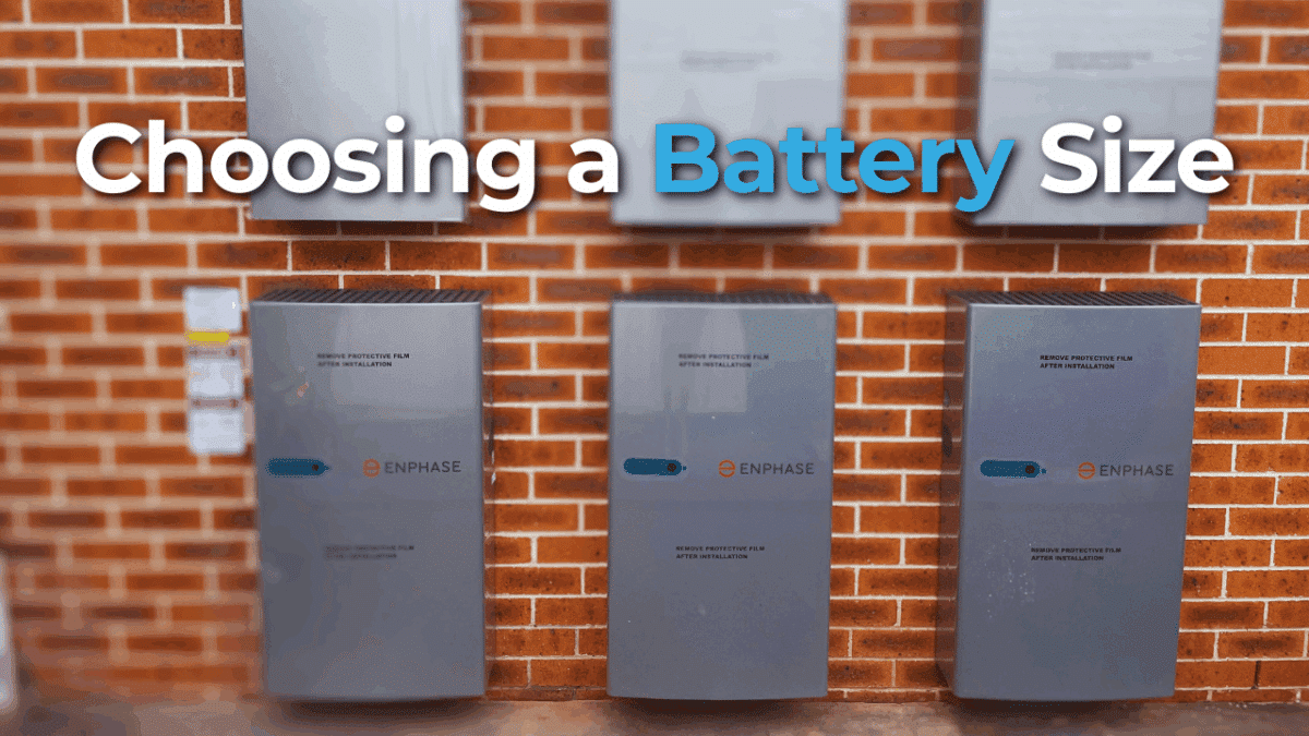 How to Choose a Solar Battery Size - Penrith Solar Centre